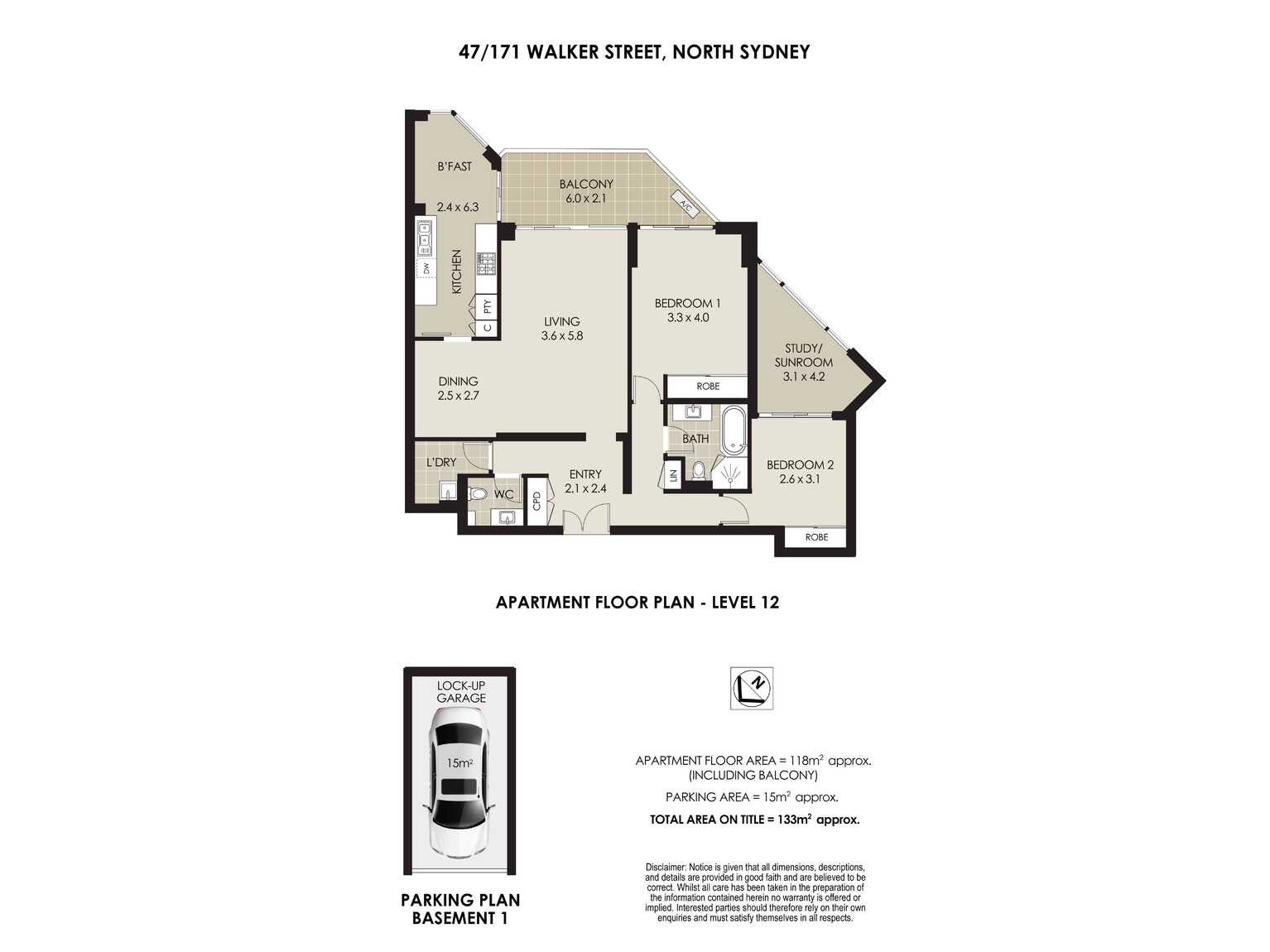 Apartment For Sale - 47/171 Walker Street North Sydney