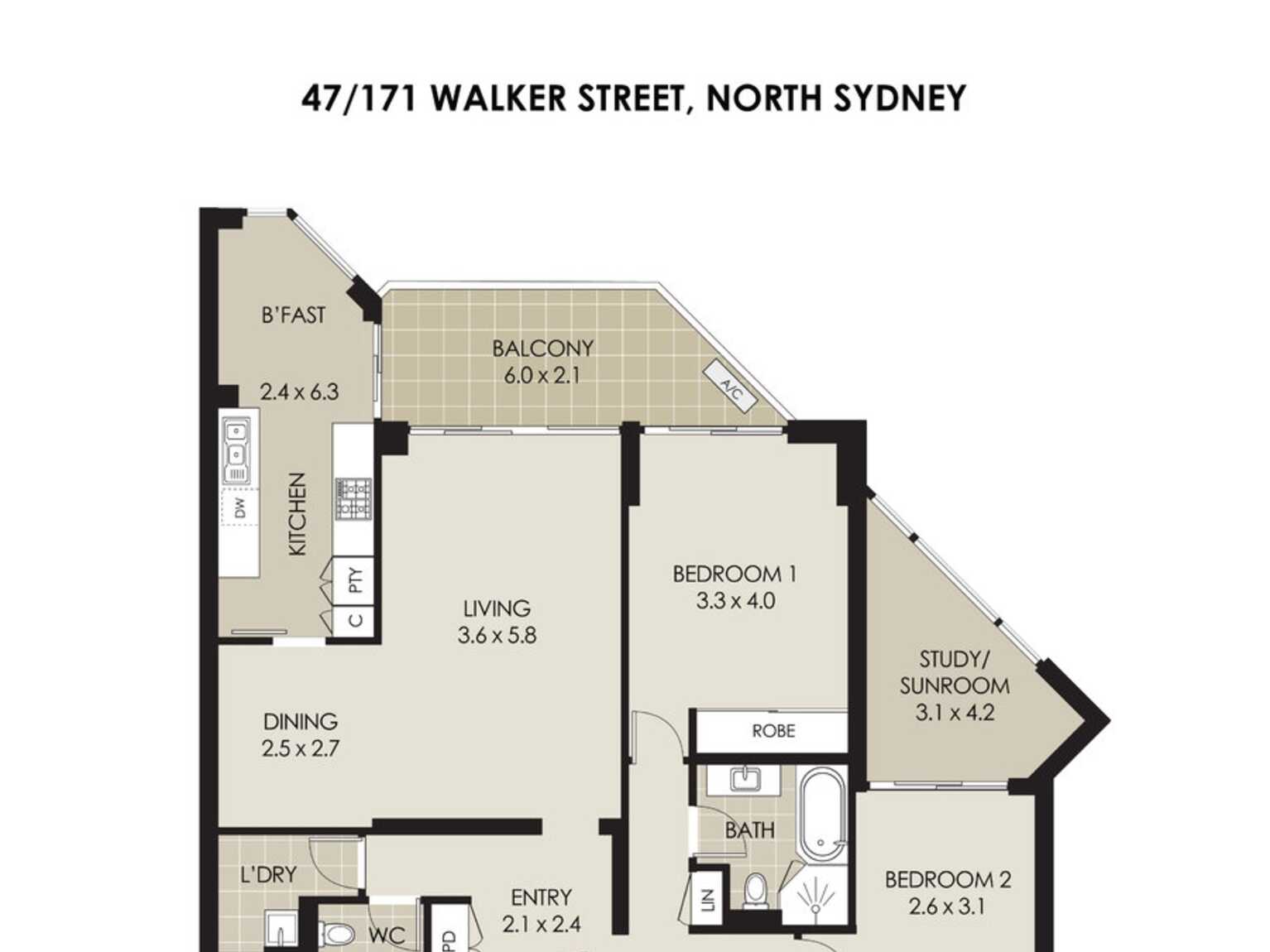 Apartment For Sale - 47/171 Walker Street North Sydney